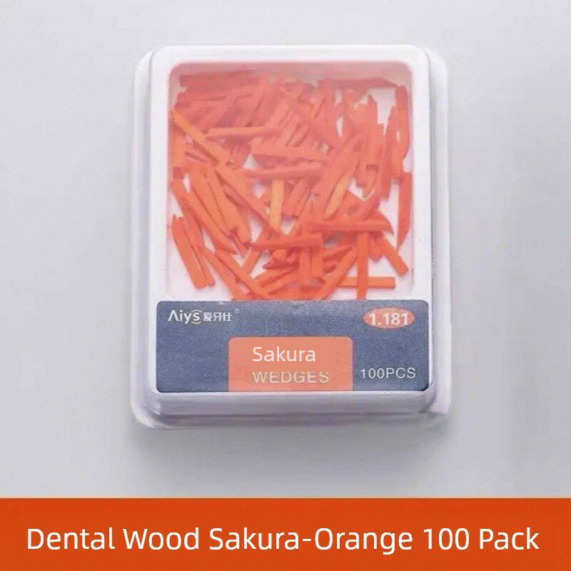 Стоматологический клин, деревянный клин для зазоров между зубами, деревянный стоматологический клин, клин Aiyashi,
