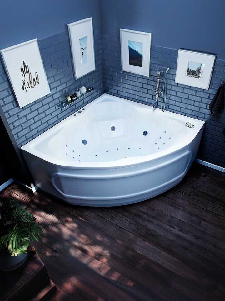 Акриловая ванна Aquatek Сириус 164x164 с экраном