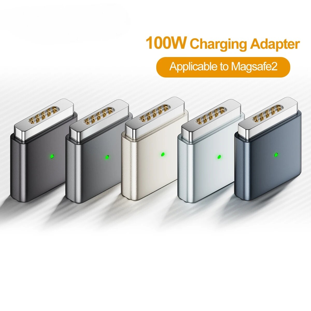 Адаптер USB-C на MagSafe 2 100W, черный — фото 1