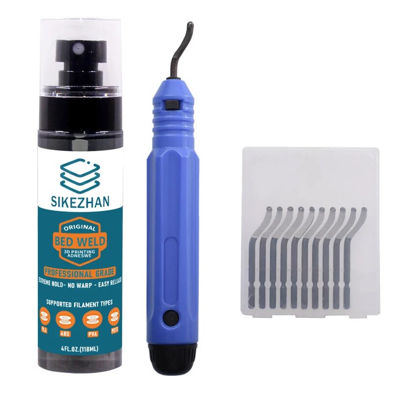 Клей для стола 3D-принтера и инструмент для удаления заусенцев 1 set