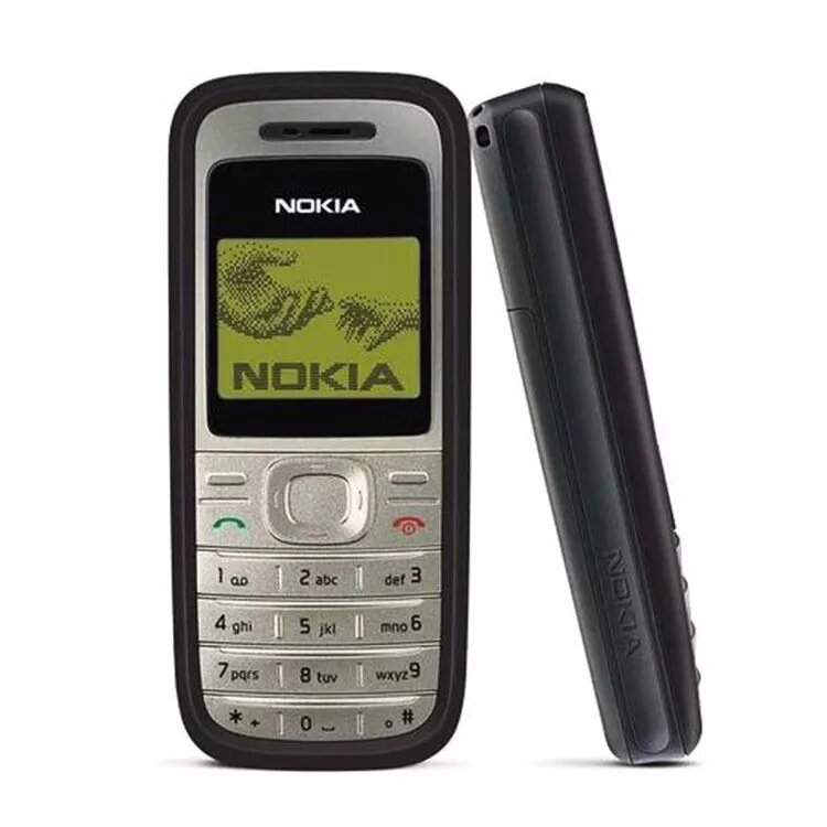 Nokia 1280 Mobile Phone - Black - Dual SIM, 1020mAh Battery, 96x64 Screen