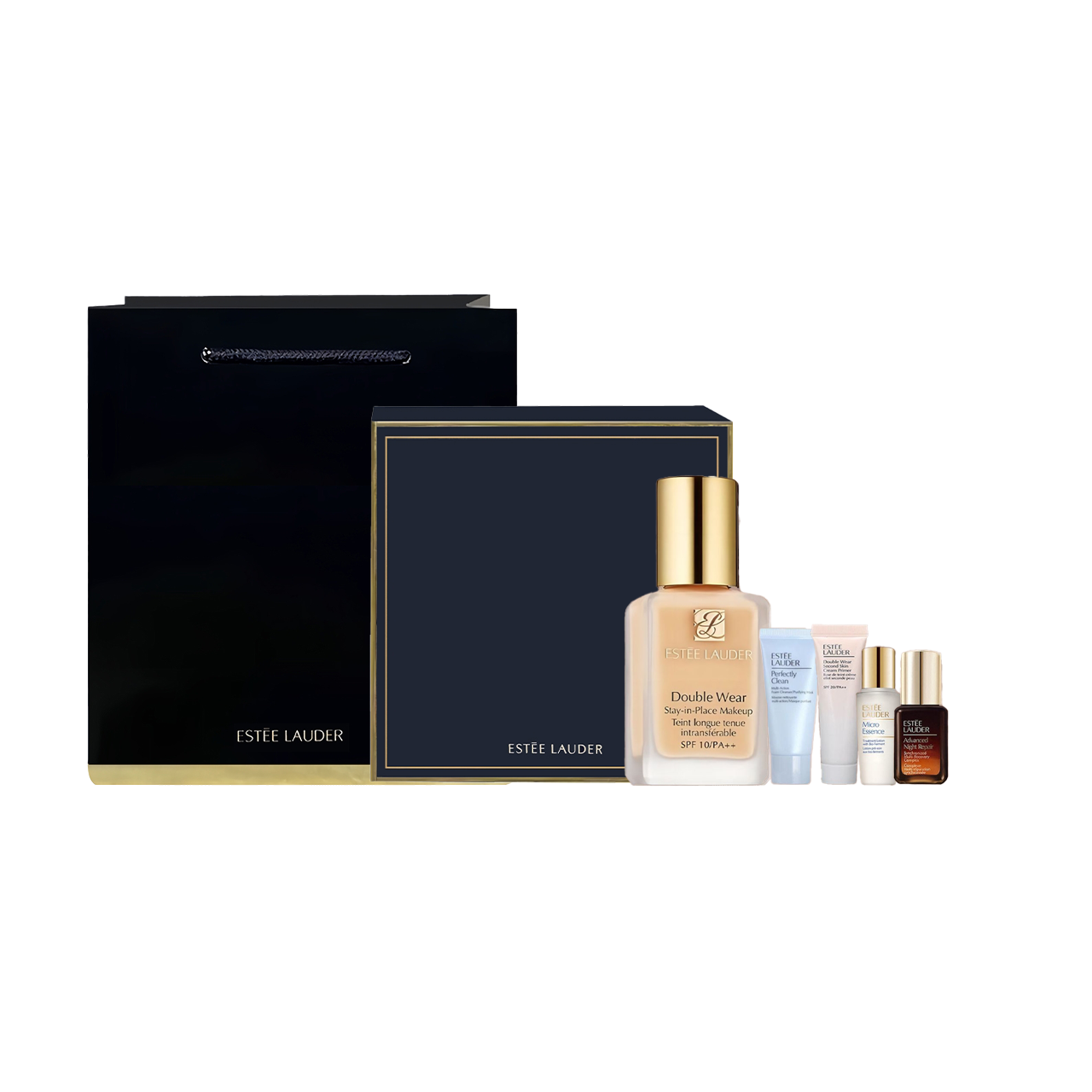 Тональная основа женская ESTEE LAUDER Double Wear, контроль масла, долговременная, идеальное покрытие, без переноса