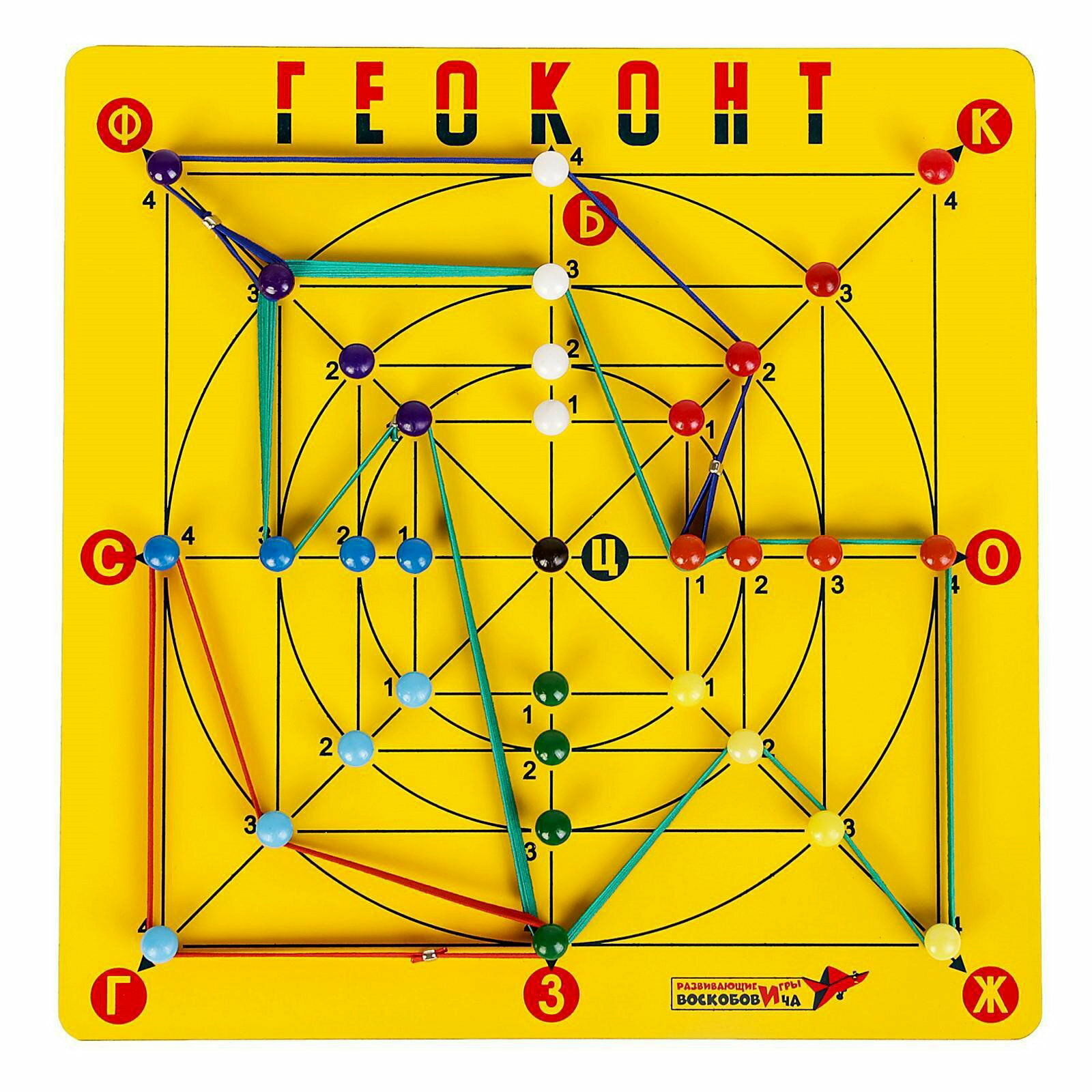 Конструктор "Геоконт. Малыш", развитие навыков: буквы, цифры