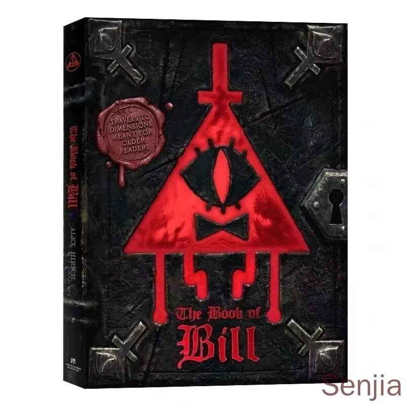 Дневник личный A4 Билла Сайфера 208 листов для фанатов Gravity Falls