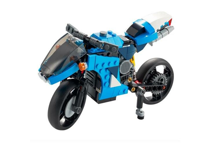 Набор конструктора унисекс LEGO Creator 31114 Супермотоцикл, 236 пластиковых строительных блоков