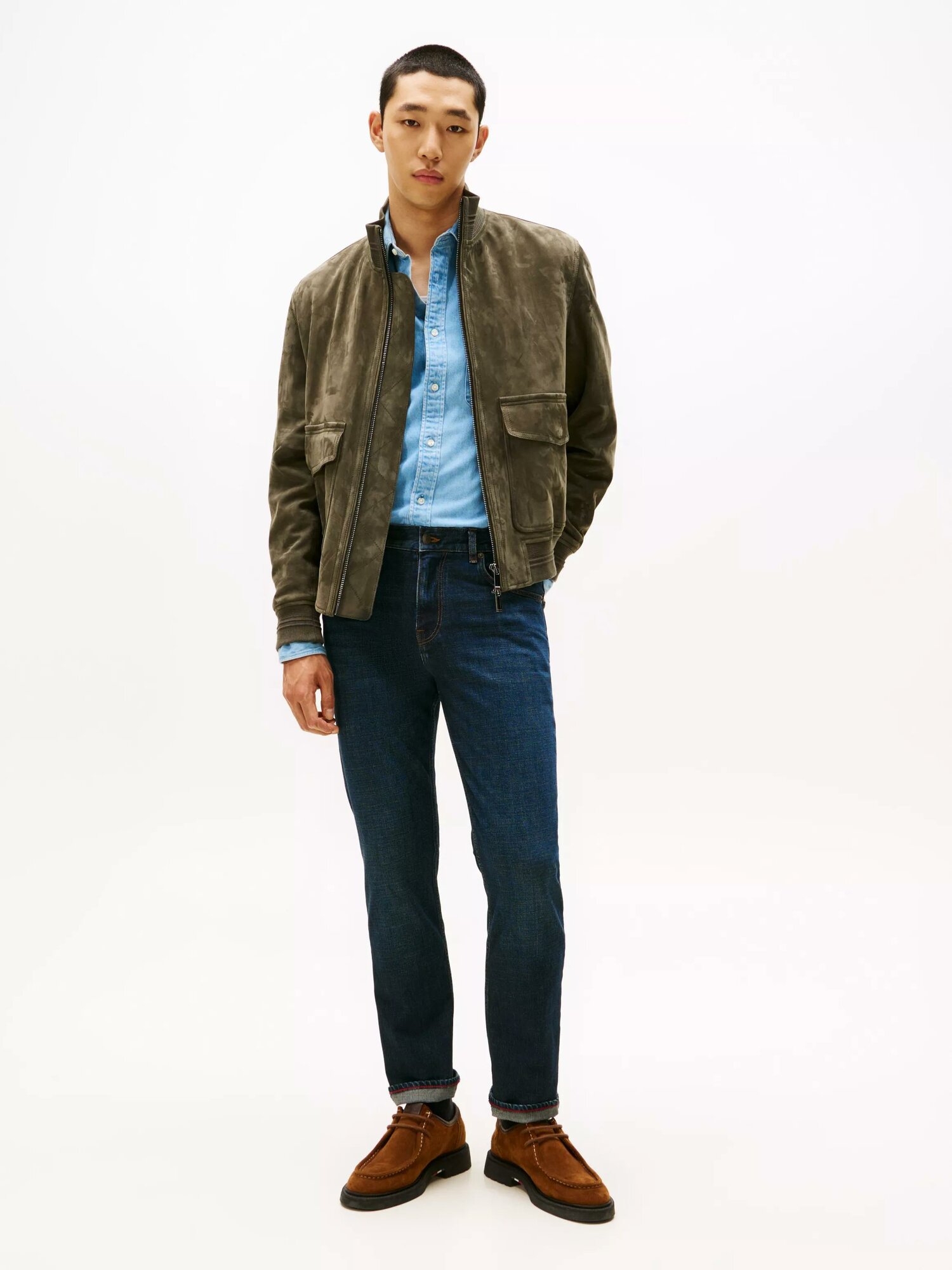 Джинсы классические TOMMY HILFIGER, размер 33/34 JEAN, синий — фото 1