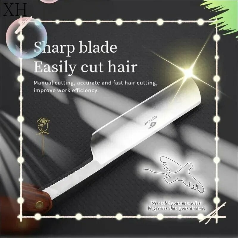 Ретро-опасная бритва с длинной ручкой для бритья, стрижки и моделирования