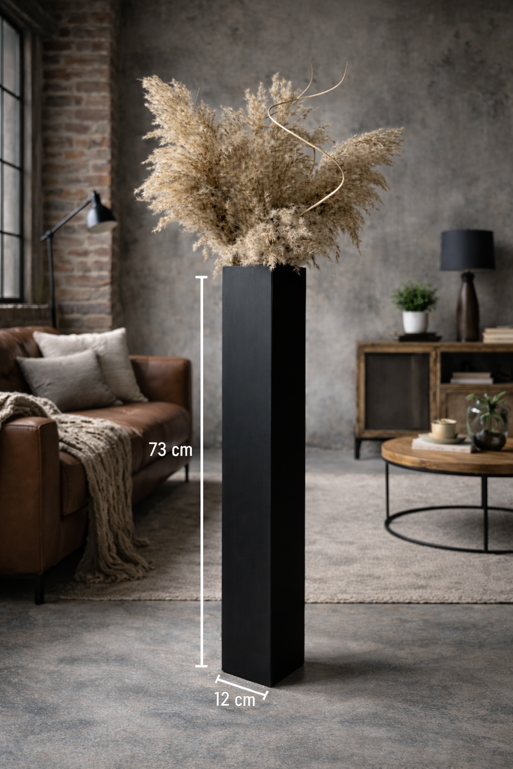 Высокая напольная ваза 70 см