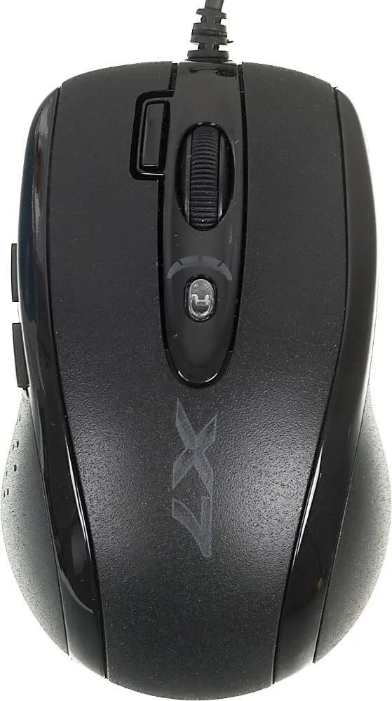 Мышь A4Tech X(7)-710MK Мини (черный) USB, 2000dpi, встр. память 16Кб, 1000ГЦ, 6 кнопок.