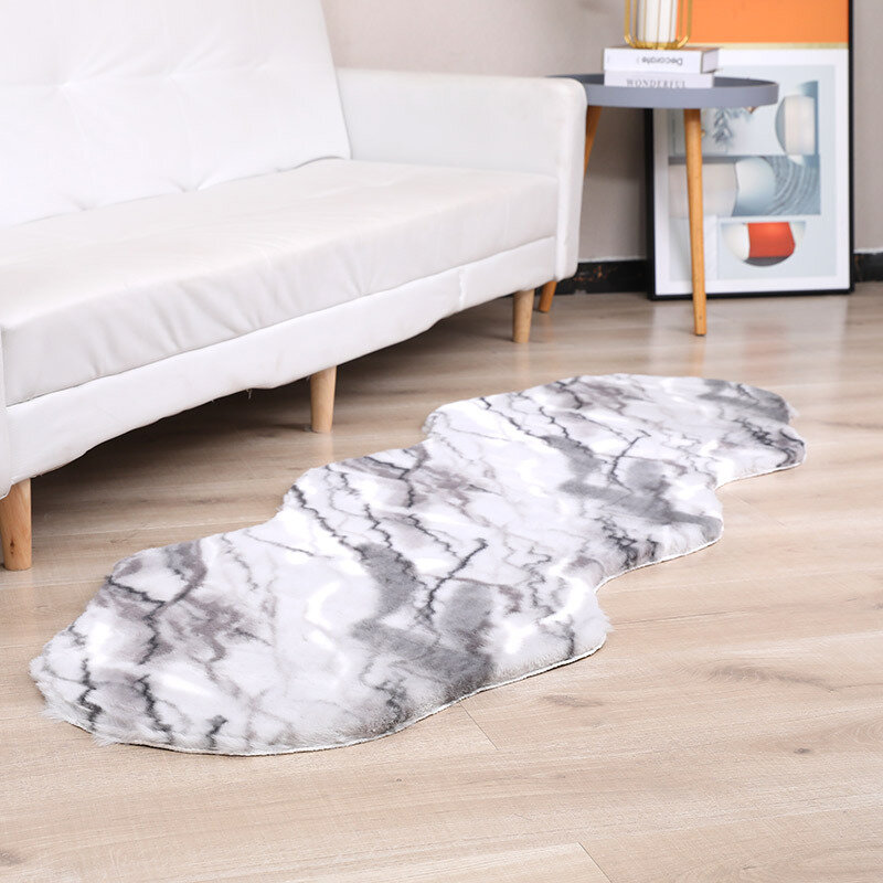 Шерстяная подушка, подкладка для компьютерного кресла, коврик из кроличьего меха, прикроватный коврик-татами, коврик для эркера в европейском стиле, декор для дома в скандинавском стиле.