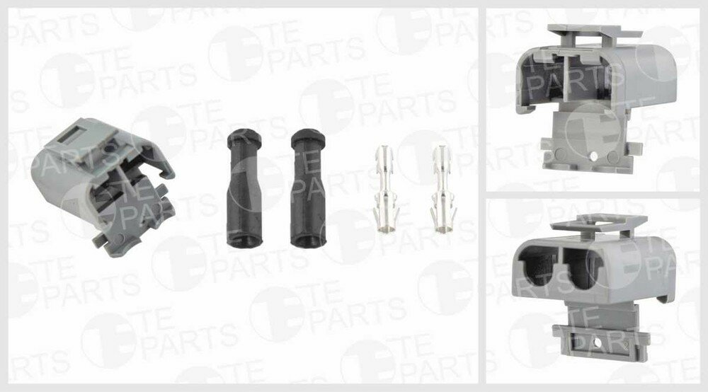 Разъём двухконтактный TE PARTS 7760033 Renault Volvo, комплектация: 2-pin, 2 уплотнения