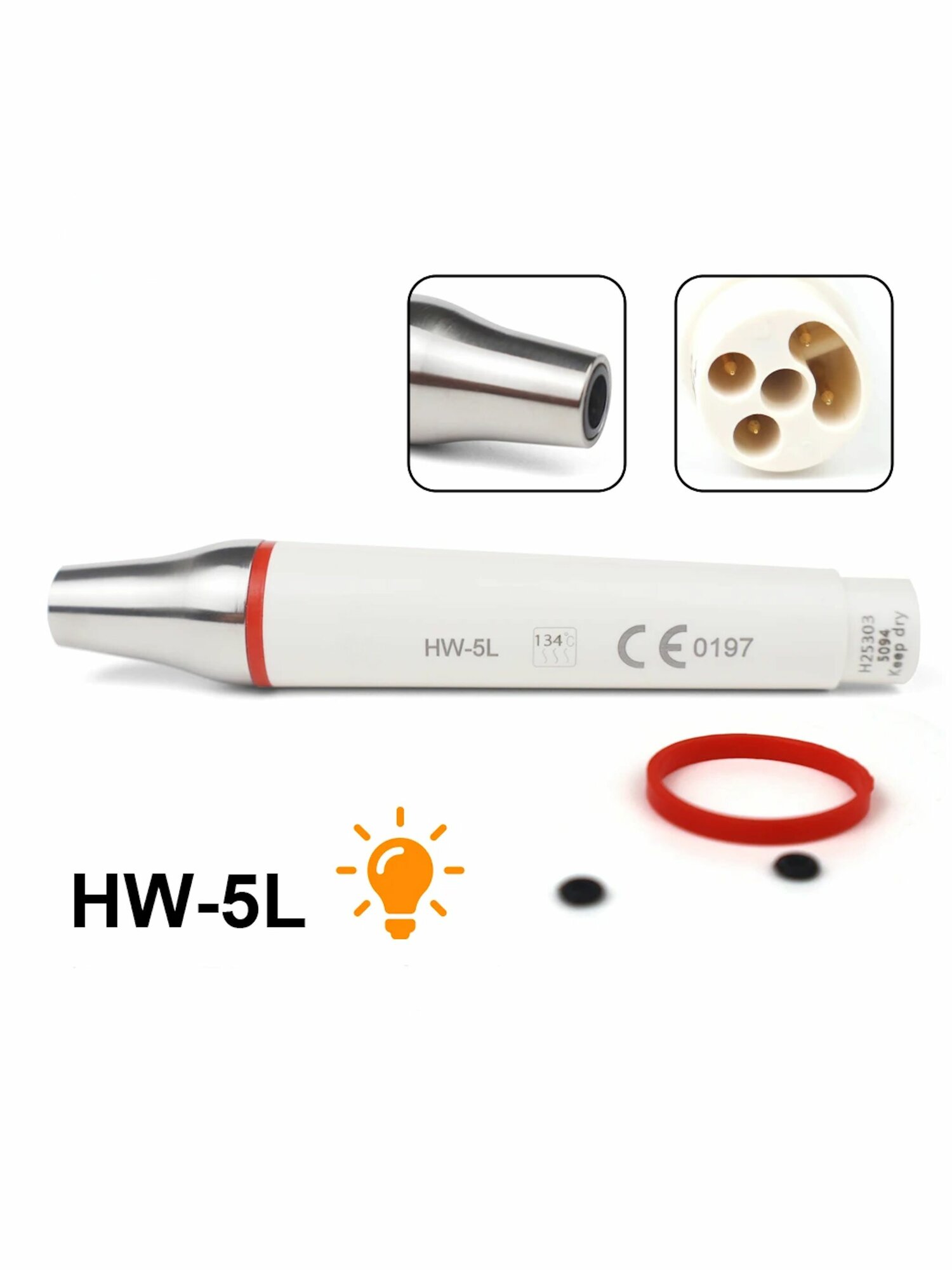 Наконечник HW-5L с металлическим колпачком для ультразвукового скалера