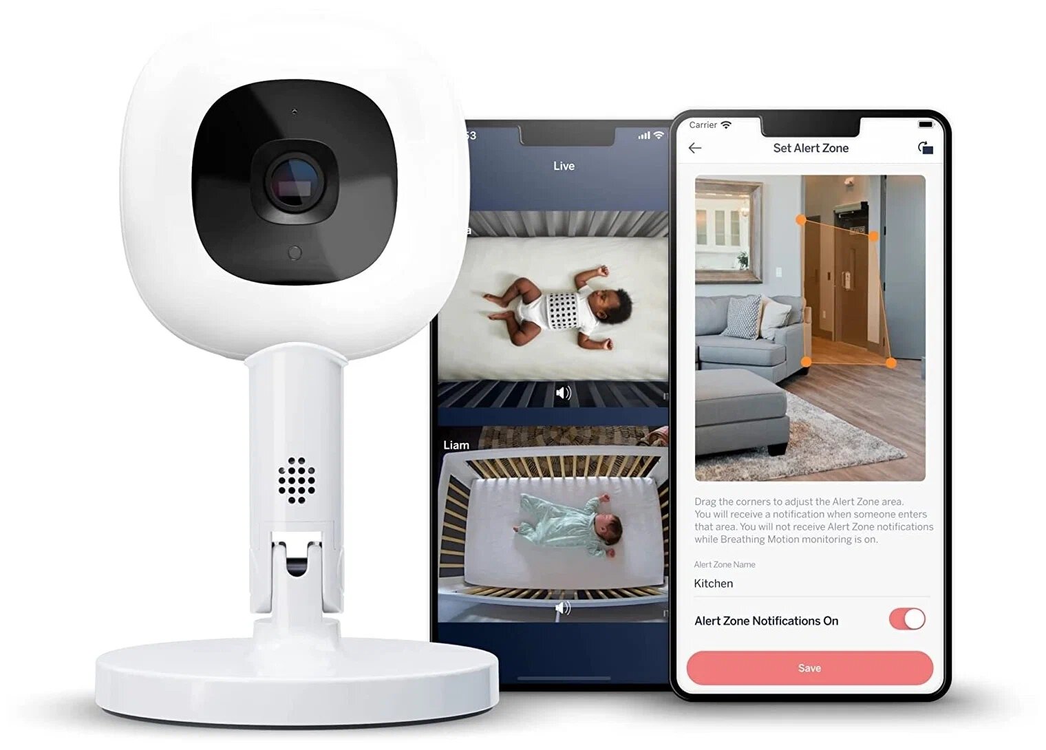 Видеоняня Nanit Pro Smart Baby Monitor & Flex Stand