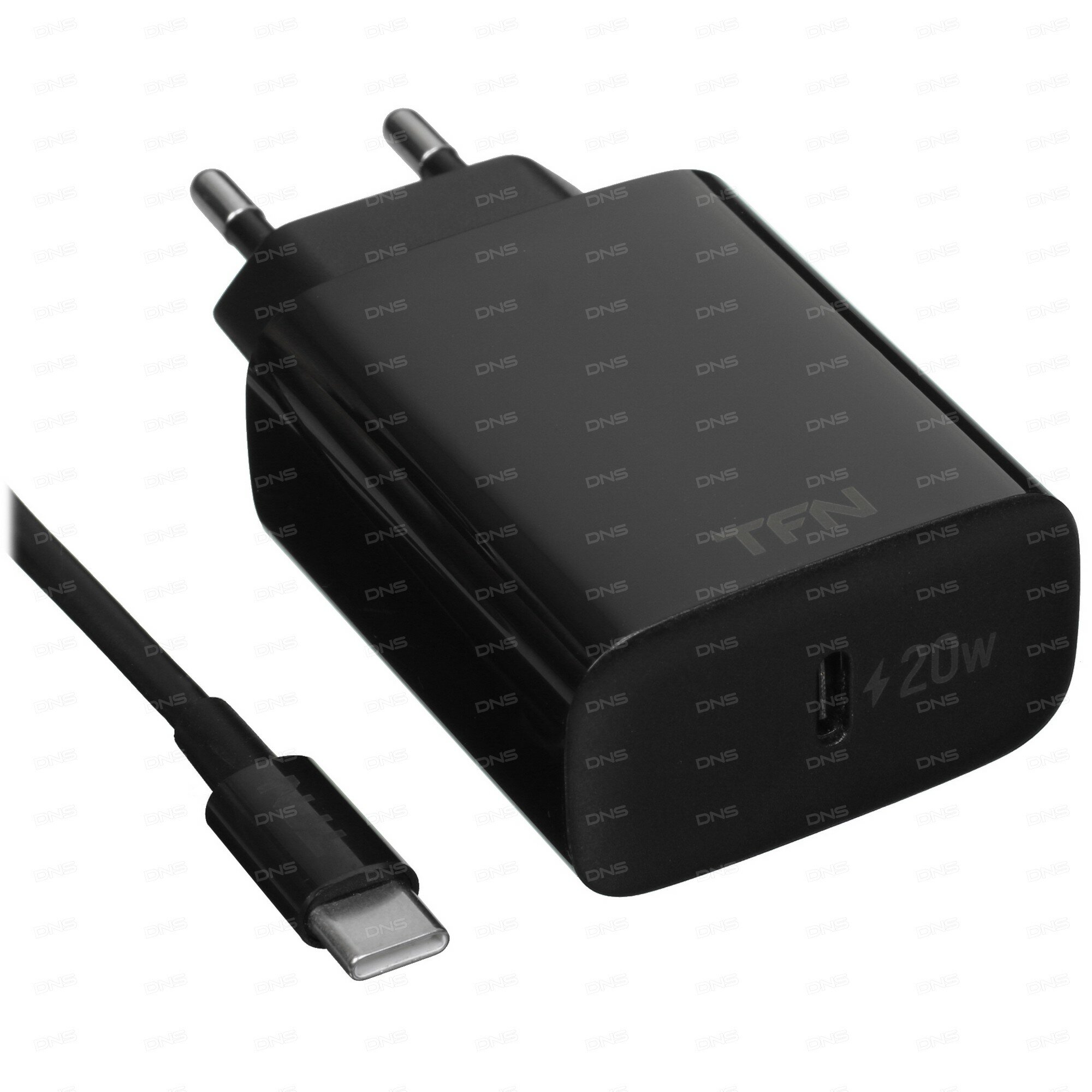 Сетевое зарядное устройство TFN RAPID Type-C PD 20W черный