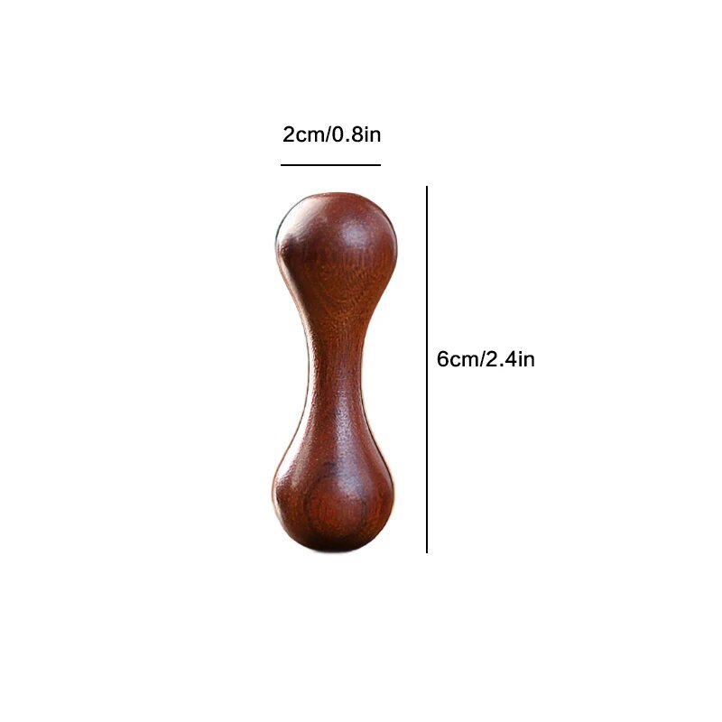 Деревянные костяшки из сандалового дерева, 6x2 см, African Yellow Pear