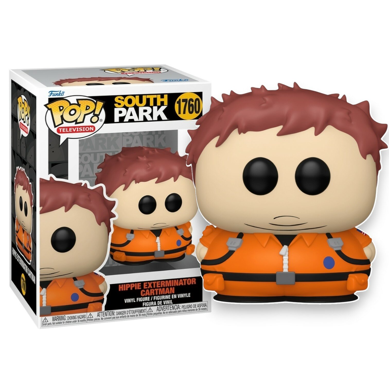Фигурка Funko Pop! коллекционная Картман-экстерминатор хиппи "Южный парк" 1760 , оригинал (Фигурка Фанко Поп)