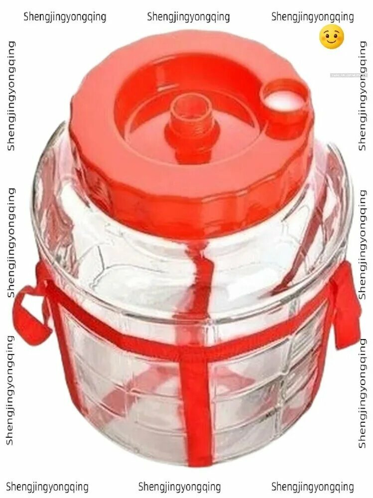 Стеклянная бутыль 14 л с гидрозатвором премиум