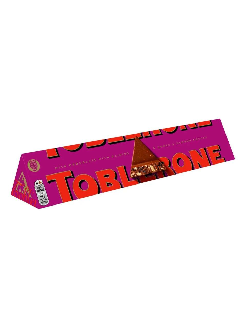 Шоколад Toblerone медово-миндальная нуга, изюм, фундук 100г