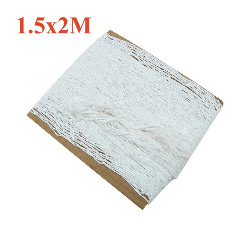 Белая рыболовная сеть 1.5x2M
