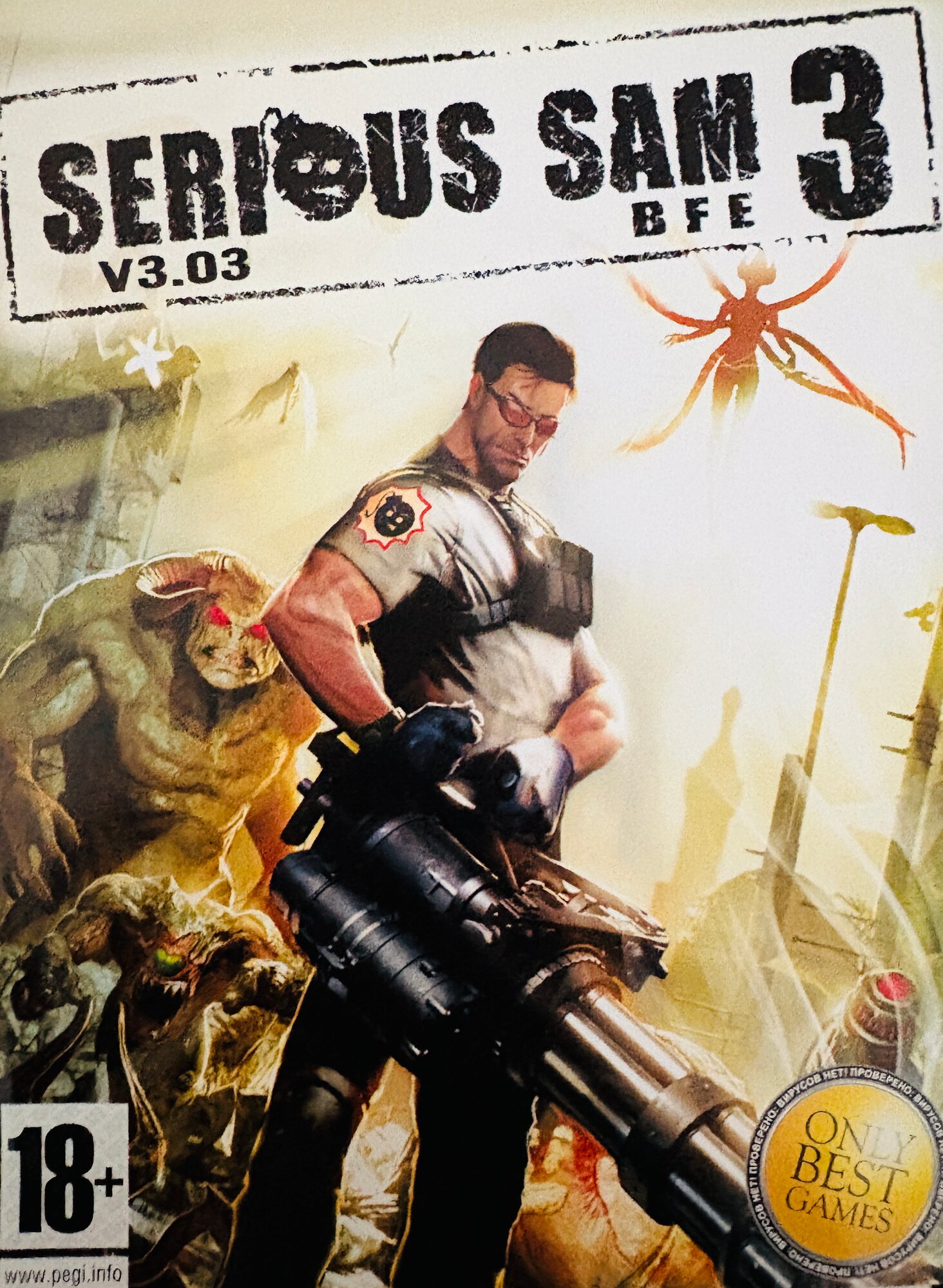 Игра для компьютера: Крутой Сэм Serious Sam 3 (DVD-box) русская версия
