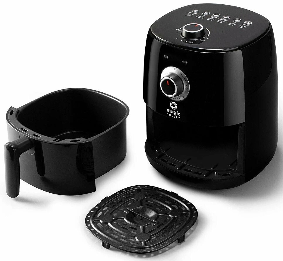 Аэрогриль NutriBullet MBA021B, 1300 Вт, объем чаши 2,5 л, черный