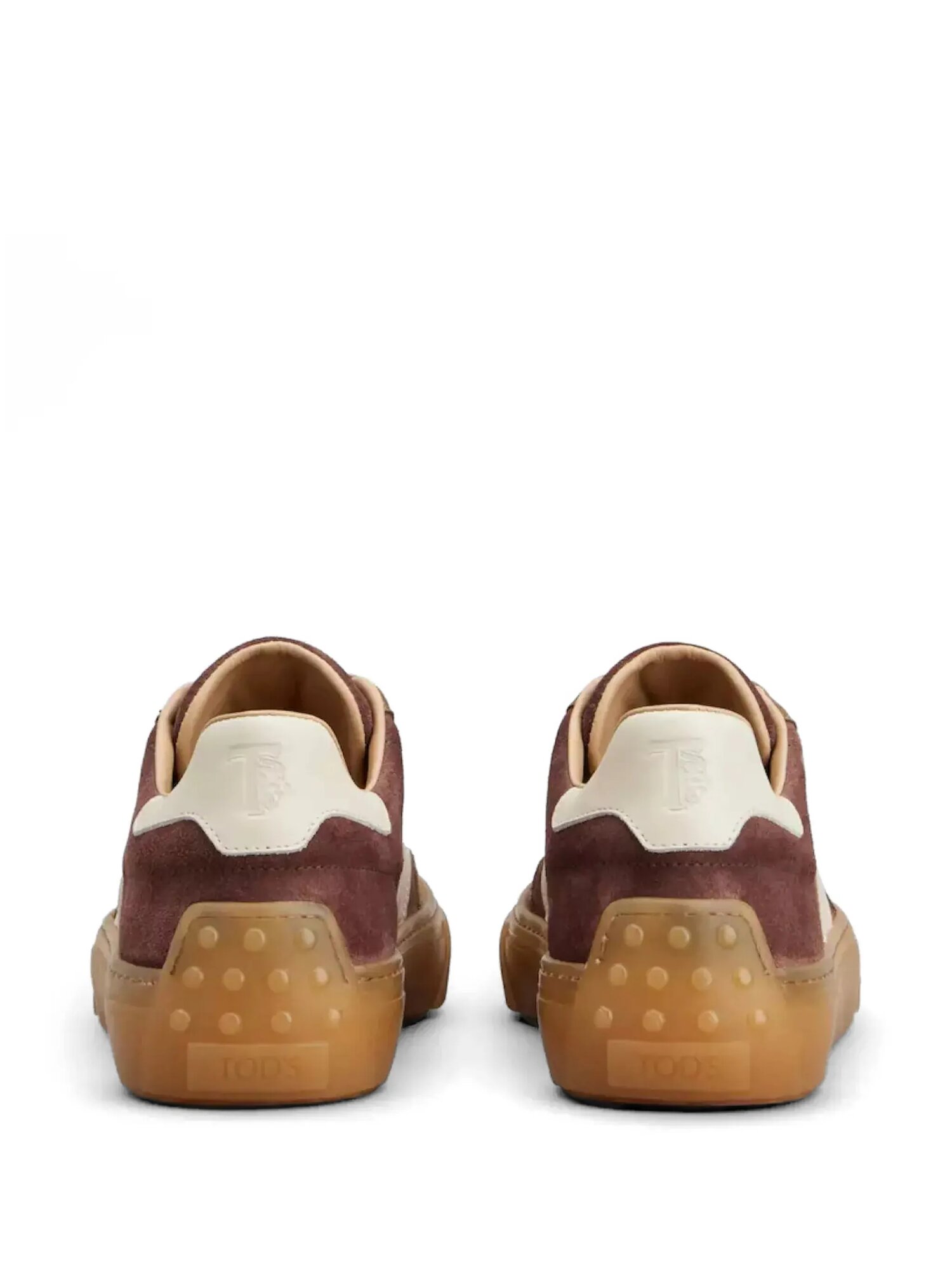 Кроссовки Tod's Suede panelled sneakers, размер 7.5, коричневый — фото 1