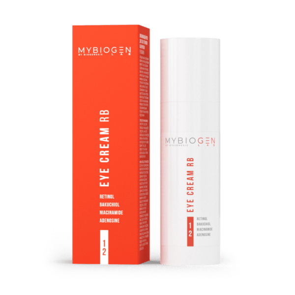 Mybiogen Омолаживающий крем для глаз с ретинолом и бакучиолом Eye cream RB, 15 мл.