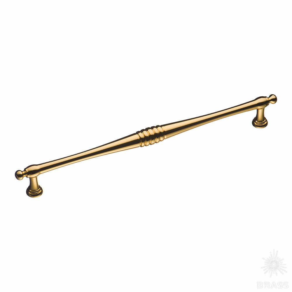 BU 004.224.19 Ручка скоба современная классика, глянцевое золото 224 мм, Италия