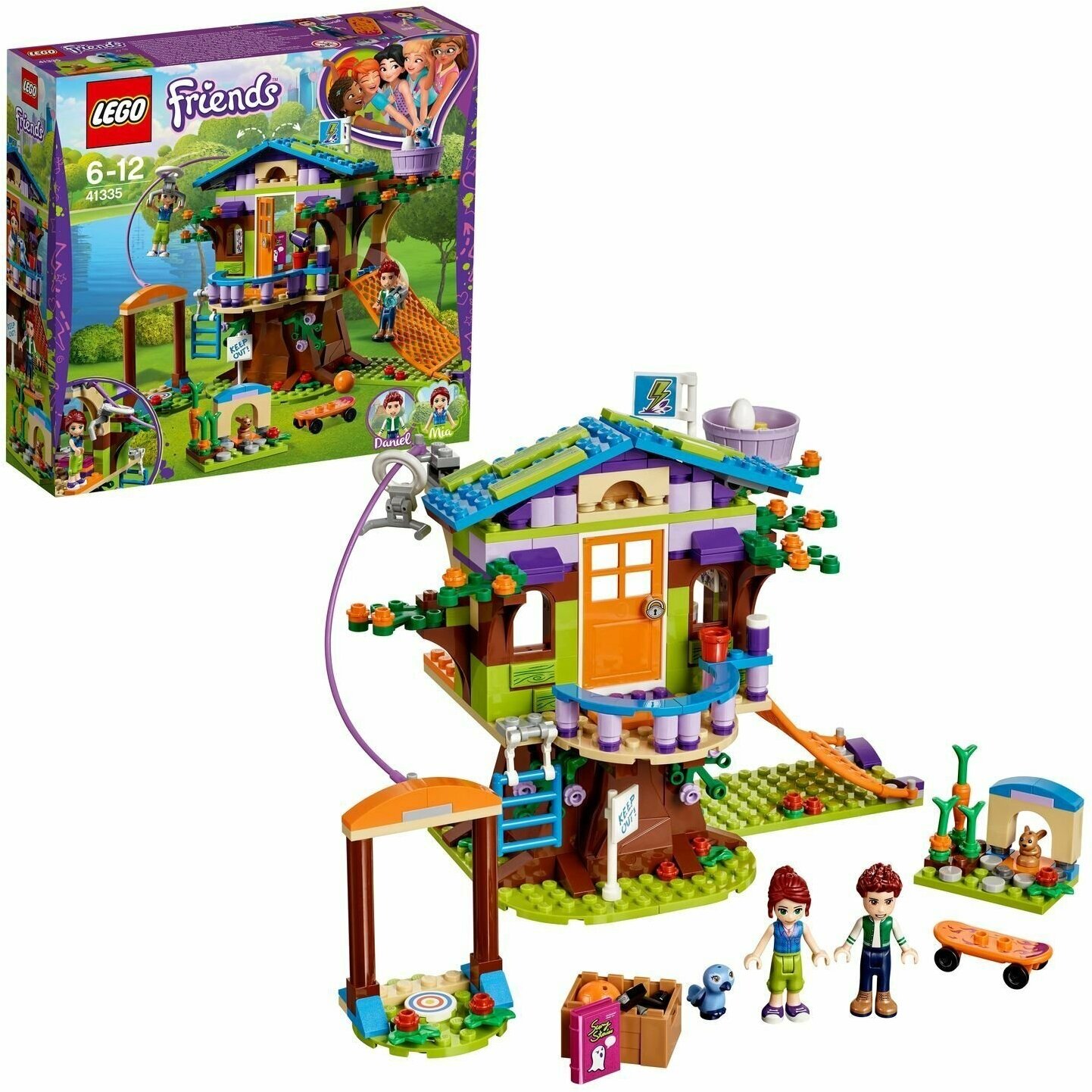 Конструктор LEGO Friends 41335 Домик на дереве Мии, 351 дет.