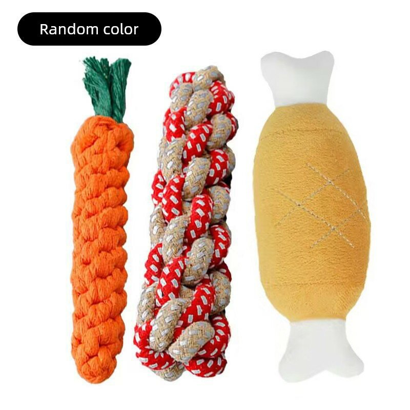 Трендовый набор из 3 игрушек для маленьких собак - интерактивные игрушки-чих для Померанца и Бигля