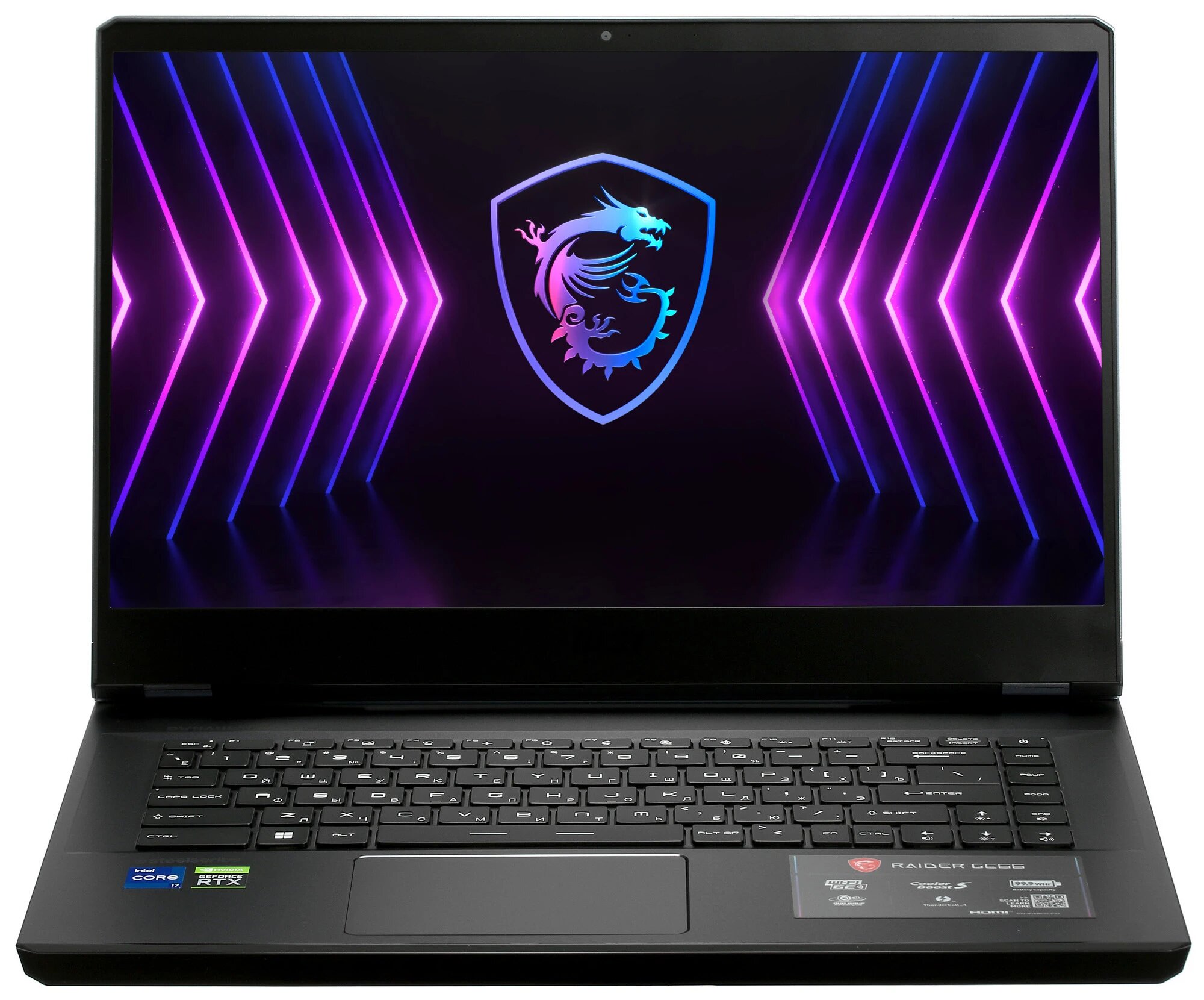 Игровой ноутбук MSI Raider GE66 (12UGS-602US) Intel core i7 12700H , RTX 3070 TI, 16 ГБ, 1536ГБ SSD, 15,6" 144 Гц