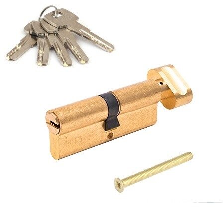 Цилиндровый механизм с вертушкой APECS SM-80-C-G цвет: золото 80 мм (40х40)