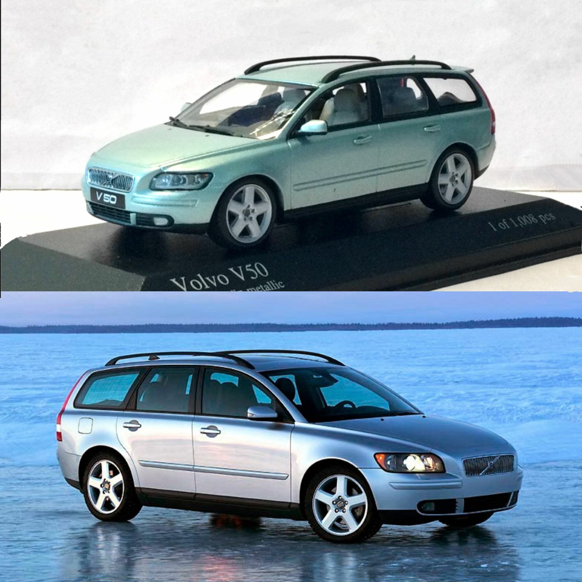 Миничампс Volvo V50 2003 Estate 1:43модель автомобиля