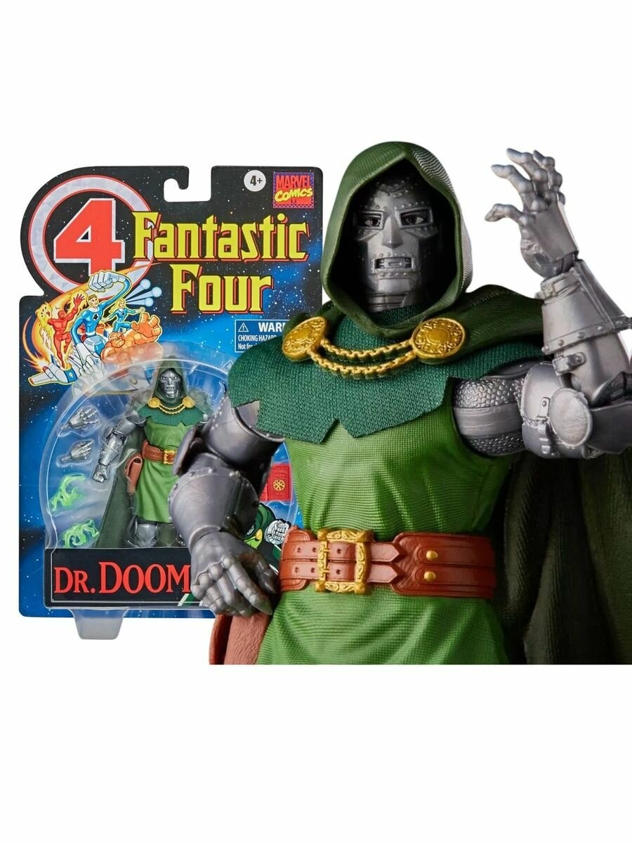 Фигурка коллекционная Доктор Дум "Marvel Legends Vintage" от Hasbro, 17 см