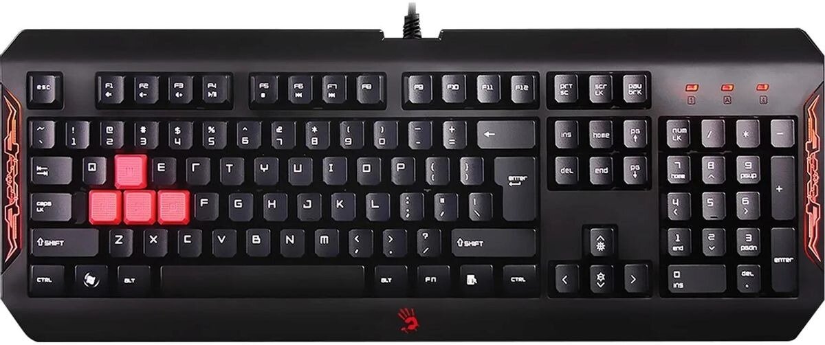 Клавиатура A4Tech Bloody Q100 черный USB Gamer (Q100)