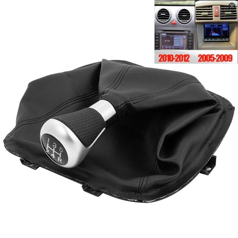 Чехол для ручки переключения передач GEELY MK 2008-2013 г. в. до restyle, джили, черный SZTAO