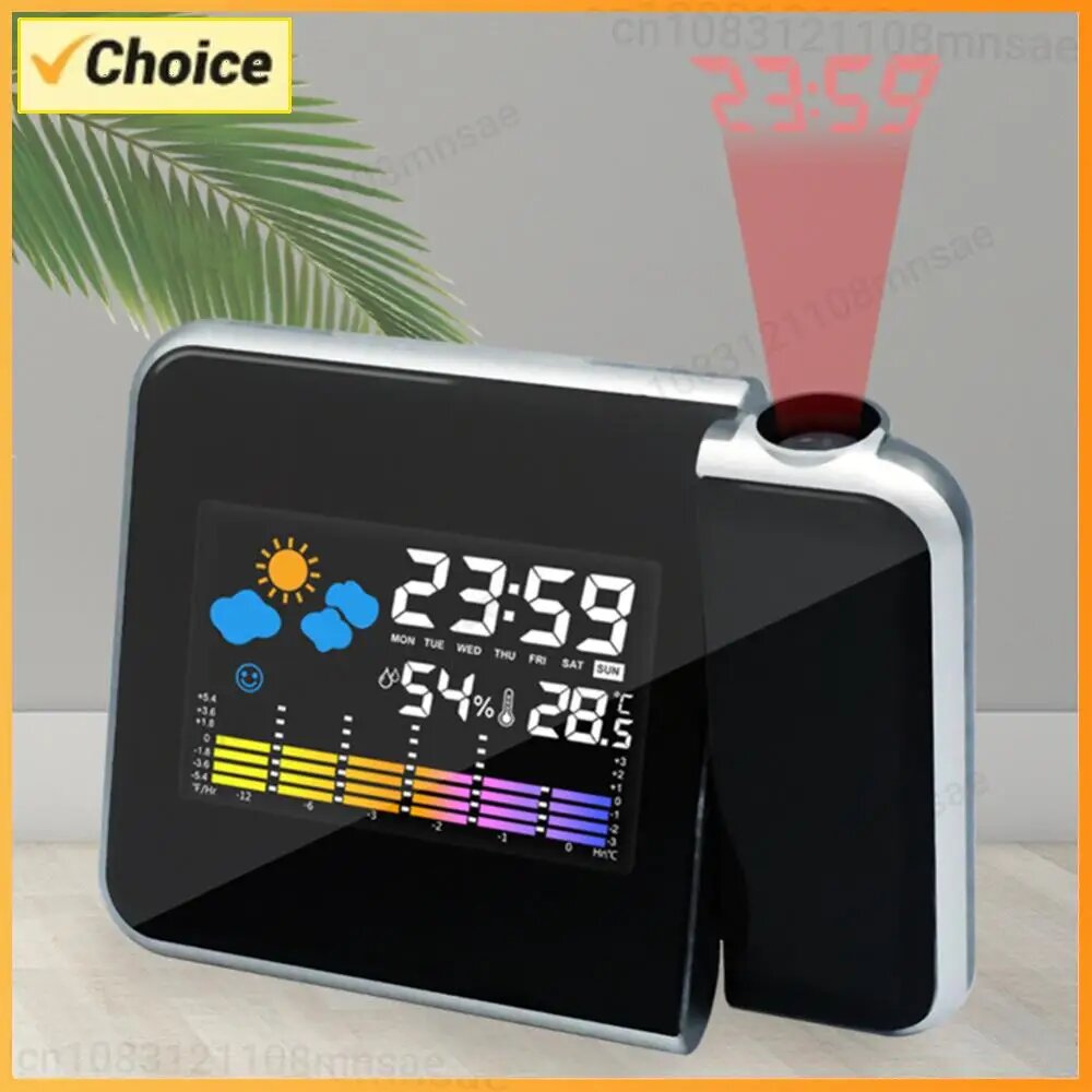 Черная умная будилка ATUOTIN Smart Alarm Clock — фото 1