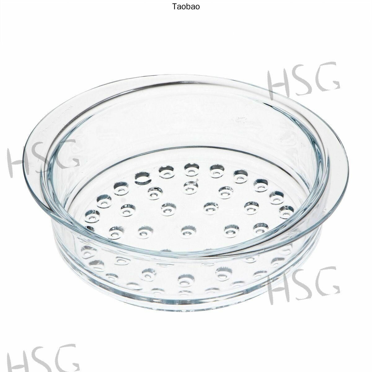 Вставка-пароварка в кастрюлю (сковороду), жаропрочная d-20 см, стекло (PYREX)