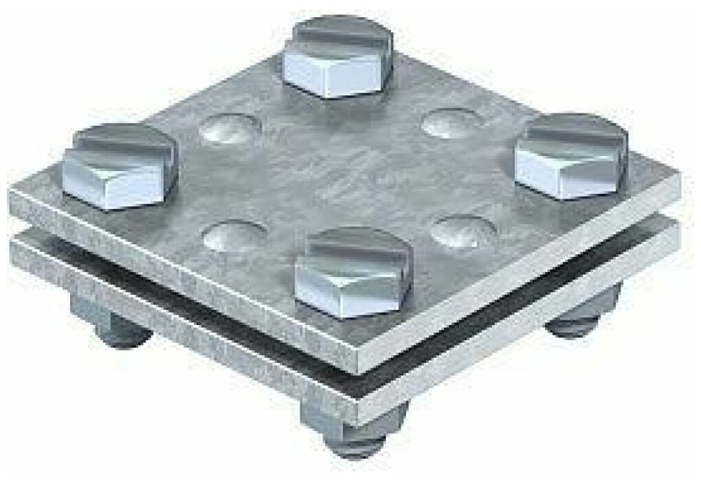 Соединитель крест. полоса-полоса 40мм 256 A-DIN 40 FT OBO 5314666, 1шт