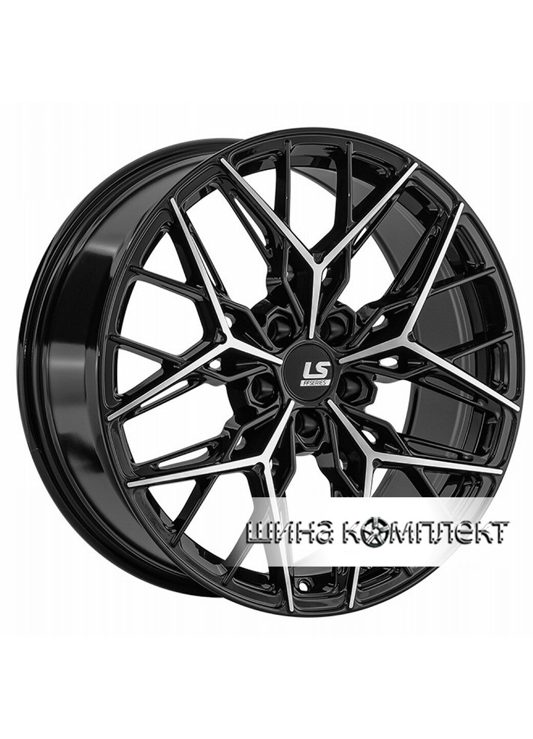 Колесный диск LS FlowForming RC106 8,5x19 5x112 ET30 66,6 BKF литой для автомобиля