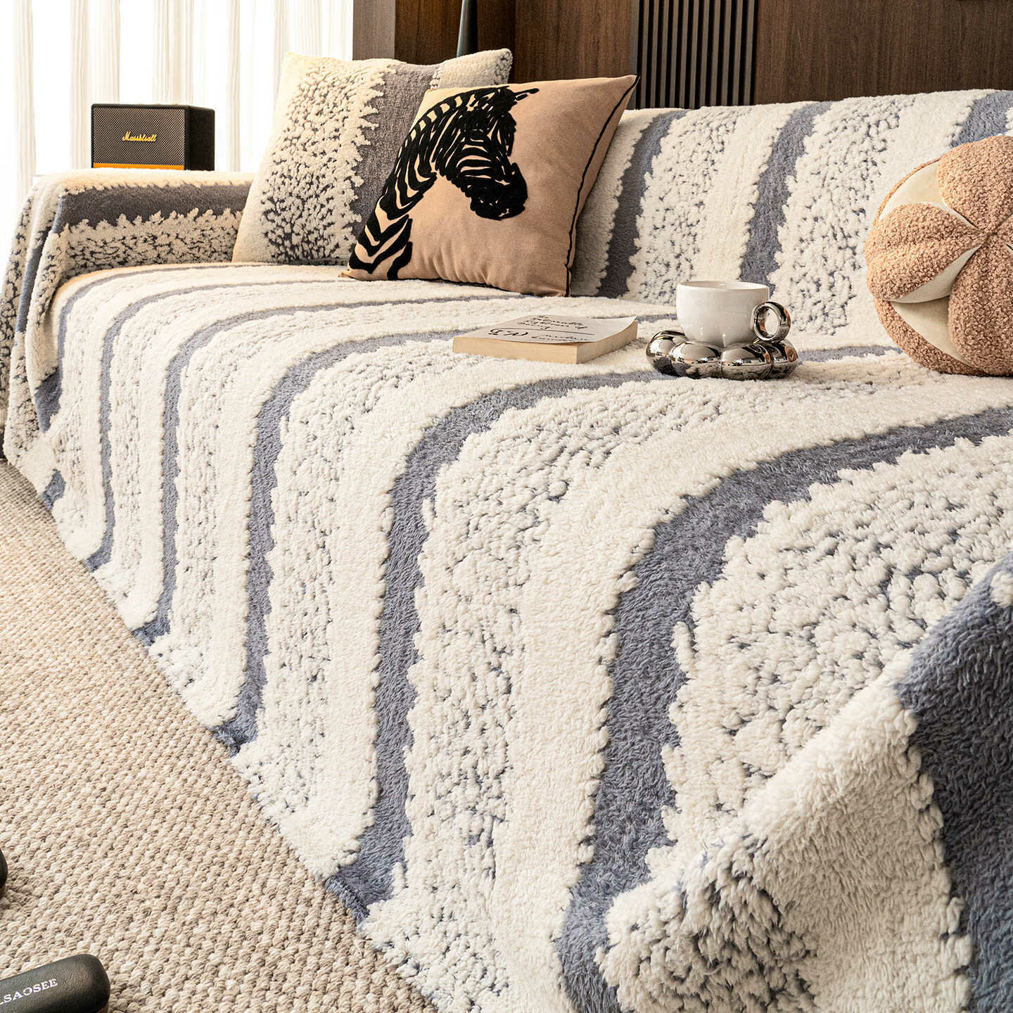 Новая модель чехла для дивана осень-зима 2025, цельный, полностью закрывающий, высококачественный противоскользящий чехол для кожаного дивана.