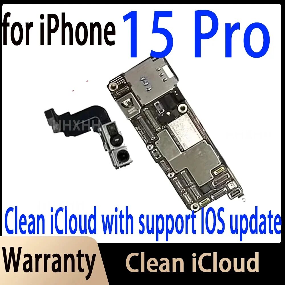 Материнская плата для iPhone 15 Pro, материнская плата с идентификатором FACE, E-SIM 512G FACE ID