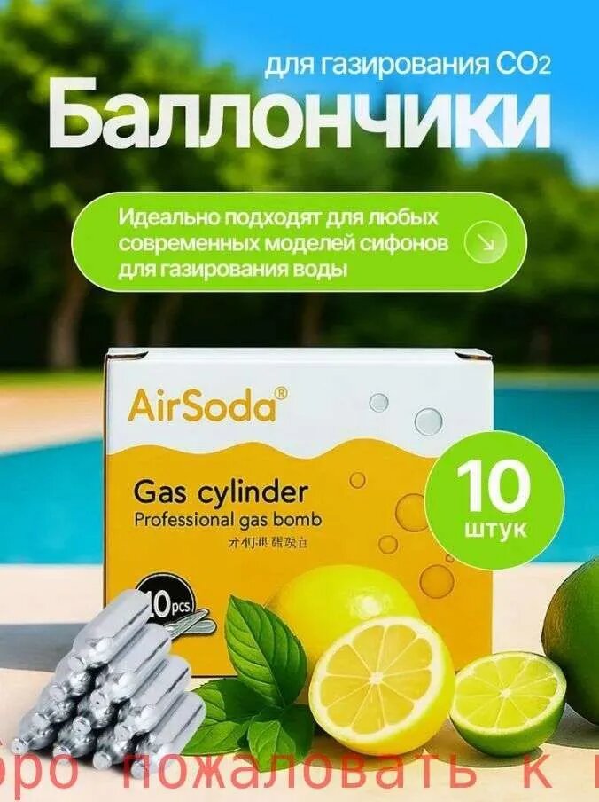 Запчасть для сифона газирования, 10 л, 10 шт