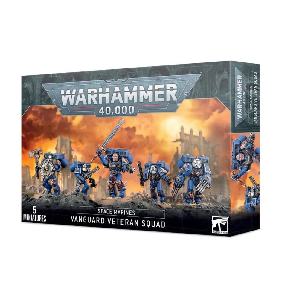 Warhammer 40000 миниатюры - VANGUARD VETERAN SQUAD, набор из 5 миниатюр