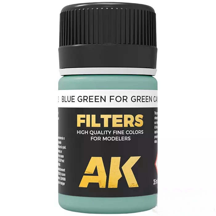 Аксессуар для Warhammer AK Interactive AK Filters: Blue Green for Green Camo Filter AK4162