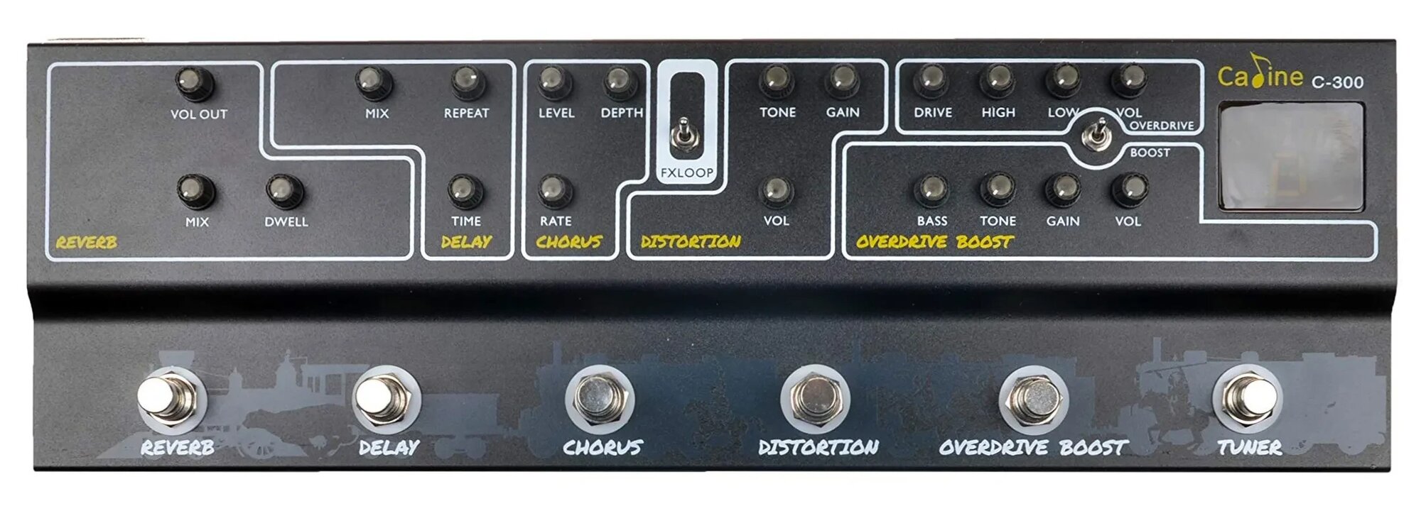 Процессор для электрогитары CALINE C300