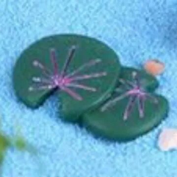 Фигурки рыбок и листьев лотоса, цвет 2pcs lotus leaf