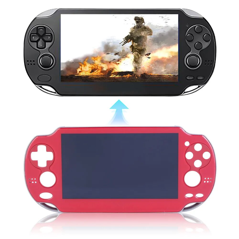 ЖК-дисплей для PlayStation Vita 1000 красный пластиковый корпус для консоли