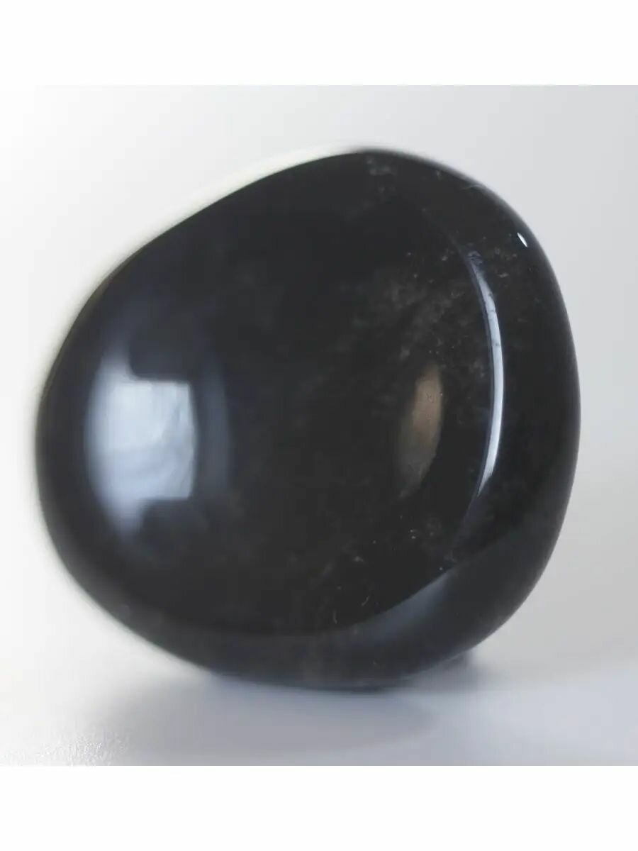 Обсидиан Серебристый Антистресс с выемкой s (малый)(10-20г)