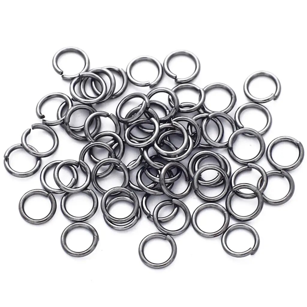Антикоррозийные соединительные кольца Jump Rings из железа 3-10 мм